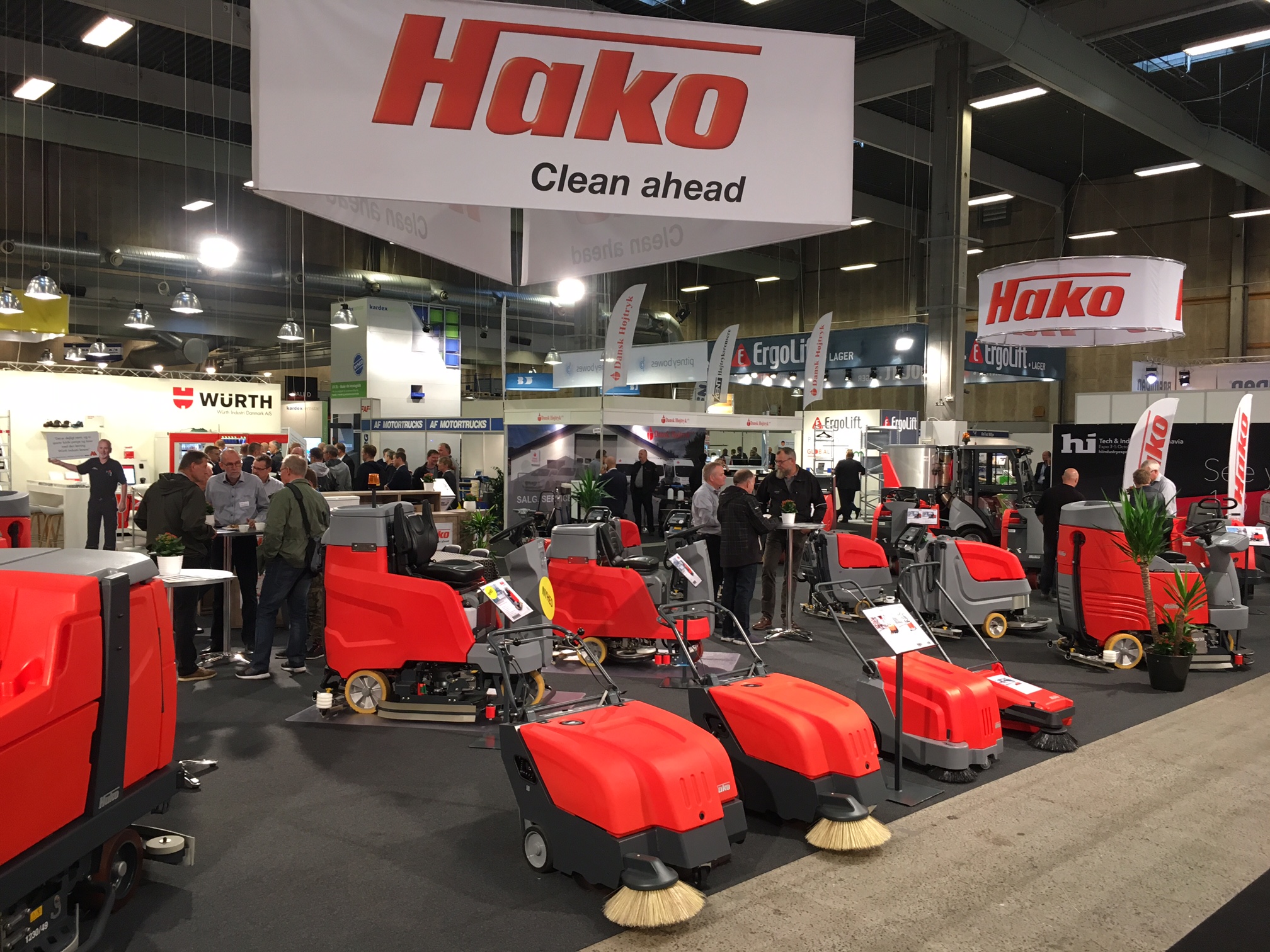 Hako Danmark på HI-messe i messecenter Herning - Hako Danmark